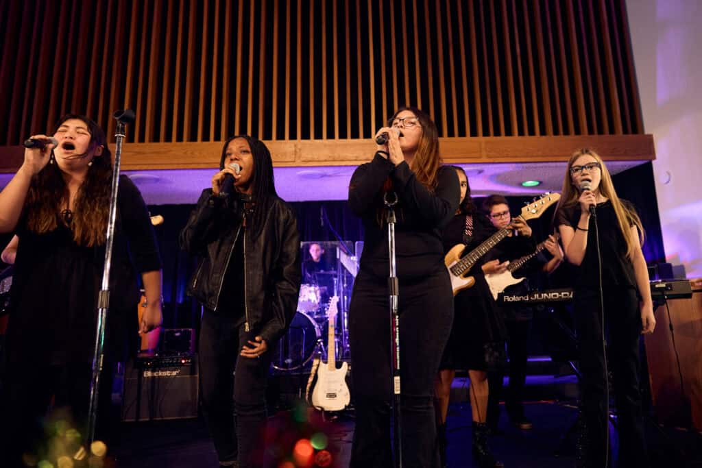 PCM is a nonprofit with music lessons, college prep, and more.